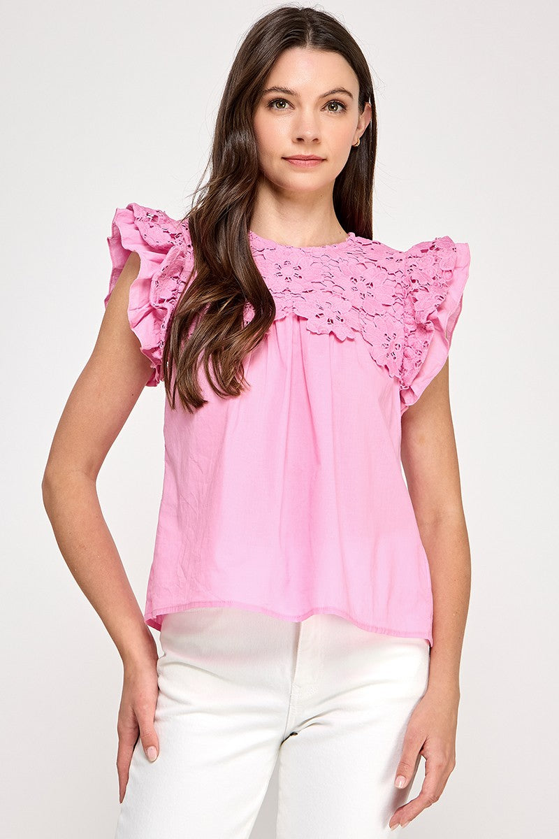 In Bloom Pink Top – blush & bubbly